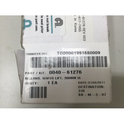 AMAT 0040-61276 Bellows,Wafer Lift 300mm IA