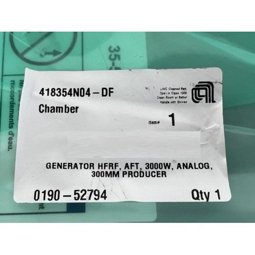 AMAT 0190-52794 Generator HFRF,AFT 3000W Analog 300MM Producer
