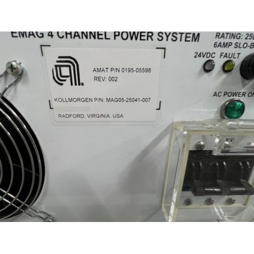AMAT 0195-05598 EMAG 4 Channel Power System