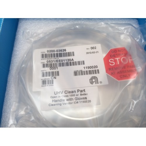 AMAT 0200-03626 Quartz Window,Clear LID