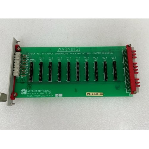 AMAT 0100-20037 INTERLOCK SELECT BOARD