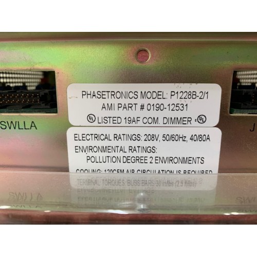AMAT 0190-12531 DUAL SWLL LAMP DEGAS DRIVER