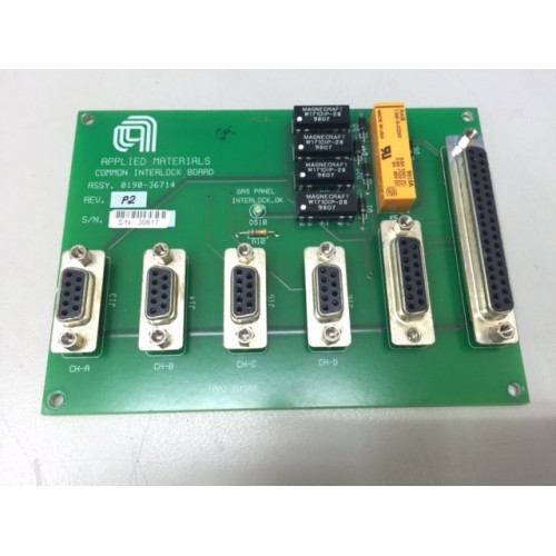 AMAT 0190-36714 Common Interlock Board