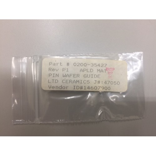 AMAT 0200-35427 Rev P1 APLD MAT PIN WAFER GUIDE LTD CERAMICS
