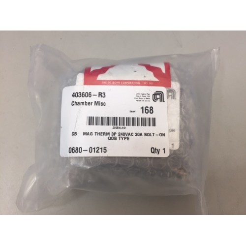 AMAT 0680-01215 MAG Therm 3P 240VAC 30A BOLT -ON QOB Type