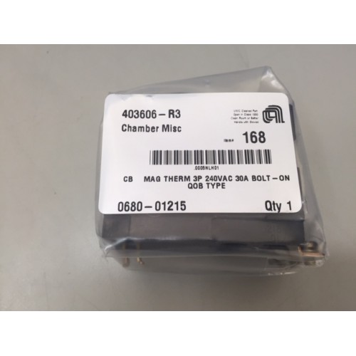 AMAT 0680-01215 MAG Therm 3P 240VAC 30A BOLT -ON QOB Type