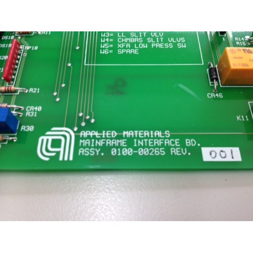 AMAT 0100-00265 PCB ASSY, MAINFRAME INTERFACE