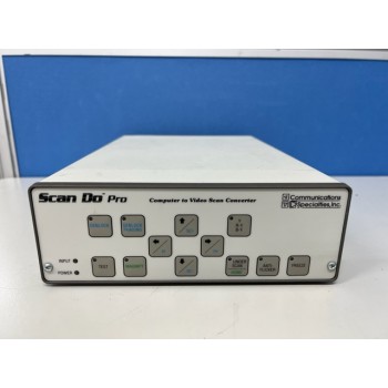 Communications Specialties Inc. SCAN DO PRO 1271 Computer to Video Scan ...