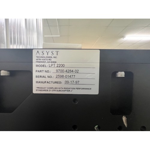 Asyst 9700-4284-02 LPT2200 SMIF Loader