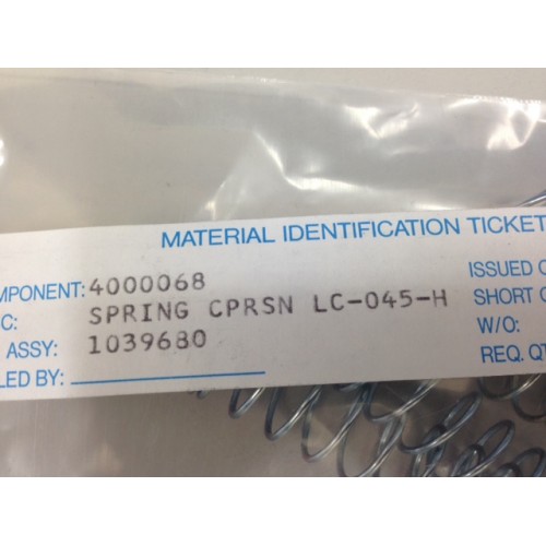 Axcelis/Eaton 4000068 SPRING CPRSN LC-045-H