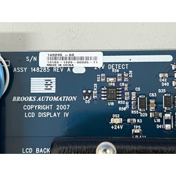 Brooks Automation 148285 LCD Display IV Board