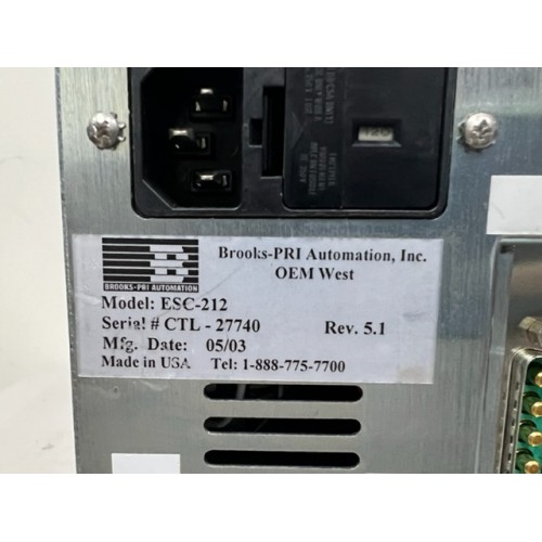Brooks PRI Automation 6-0002-0325 ESC-212 Robot Controller