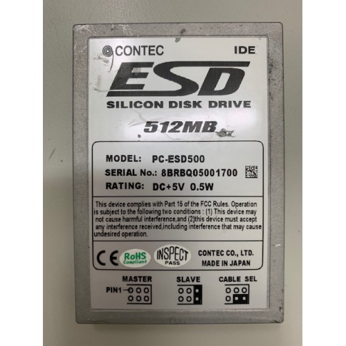 CONTEC PC-ESD500 512MB 2.5 inch IDE Silicon Disk Drive