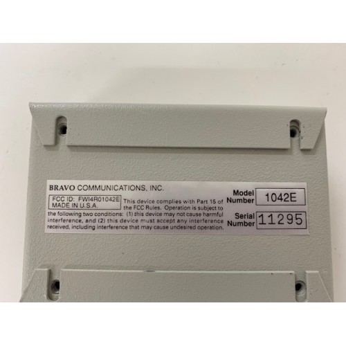 BRAVO COMMUNICATIONS 1042E HIGH-SPEED PARALLEL LINE EXTENDER