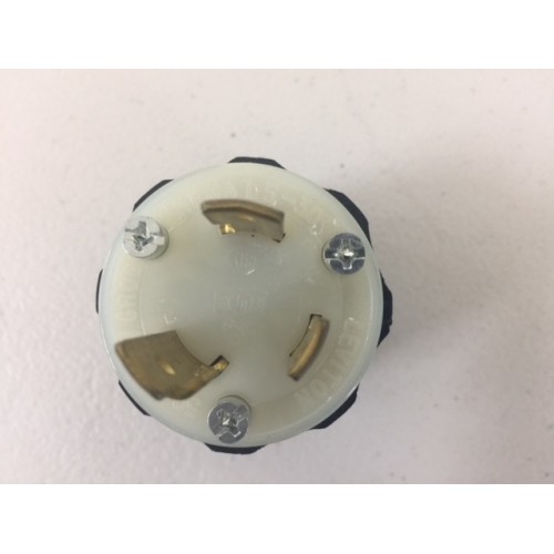 LEVITON 2611 30 Amp,125 Volt,NEMA L5-30P 2P 3W Locking Plug