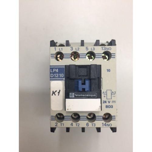 Telemecanique LP4-D1210-BD3 12Amp 3 Pole 24VDC w/ Transient Suppressor ...