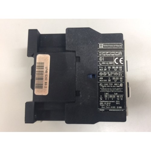 Telemecanique LP4-D1210-BD3 12Amp 3 Pole 24VDC w/ Transient Suppressor ...