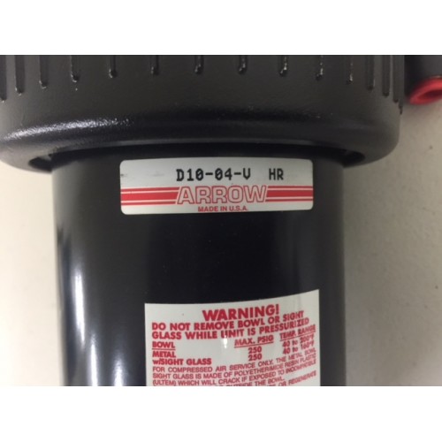 ARROW D10-04-V Desiccant Air Dryer 1/2 in