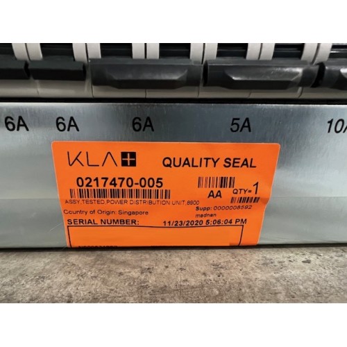 KLA-Tencor 0217470-005 Assy Tested Power Distribution Unit ALTAIR 8900