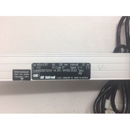 KLA-TENCOR 061-450272-00 RSF MSA 6707 320mm Linear Encoder