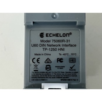 LAM Research 685-319860-050 Echelon 75060R-31 U60 DIN Network Interface