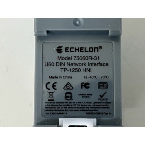 LAM Research 685-319860-050 Echelon 75060R-31 U60 DIN Network Interface