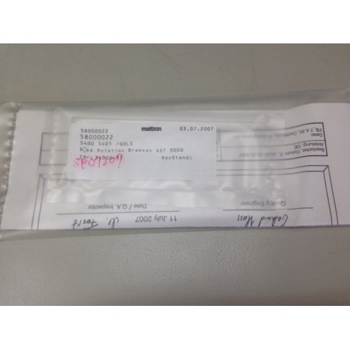 Mattson Technology 58000022 Rotation Jet Brake (Helios)