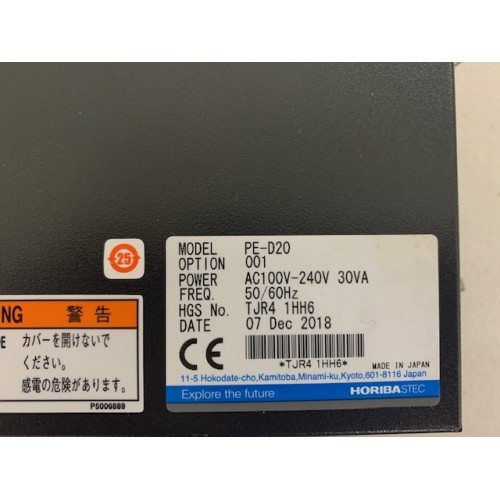 HORIBA STEC PE-D20 Control Unit