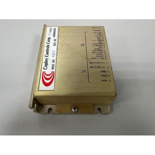 Copley Controls Corp MOD. NO. 4122 D DC Brush Servo Amplifiers