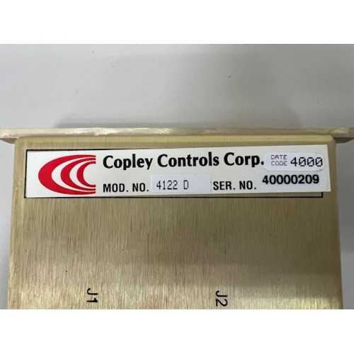 Copley Controls Corp MOD. NO. 4122 D DC Brush Servo Amplifiers
