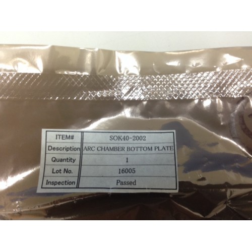 Nissin SOK40-2002 ARC CHAMBER BOTTOM PLATE