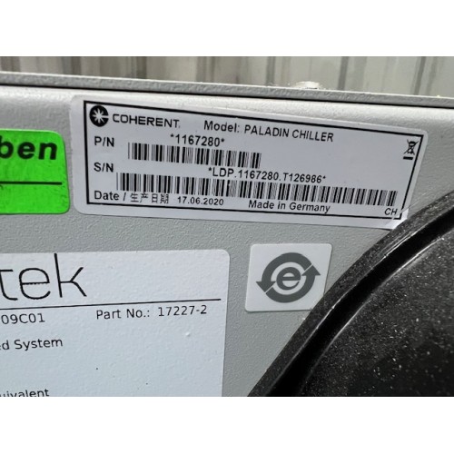 Coherent 1167280 PALADIN Chiller