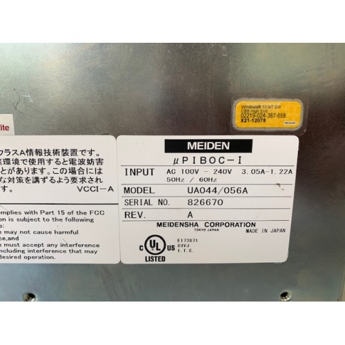 MEIDEN ua044/056A µPIBOC-I Industrial Controller Computer