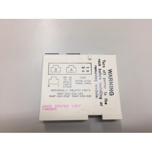 OPTO 22 SNAP-SCM-232 RS-232 Serial Communication Module