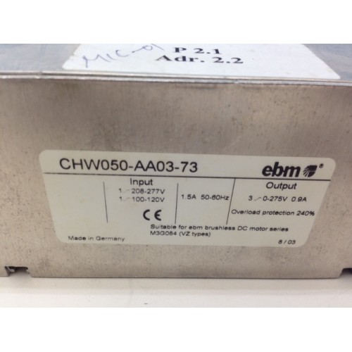ebm CHW050-AA03-73 Power Supply