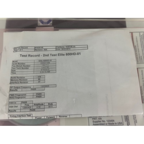 MKS ELITE 600HD-01 600W 13.56MHZ RF Generator