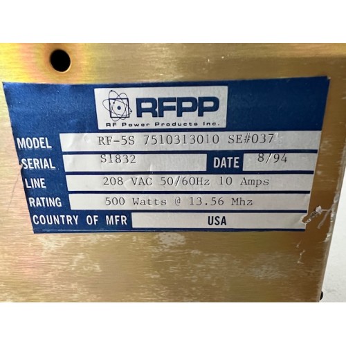 RFPP 7510313010 RF-5S RF Generator