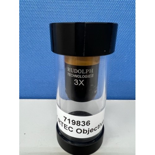 Rudolph Technologies 719836 3X RTEC Objective Lens
