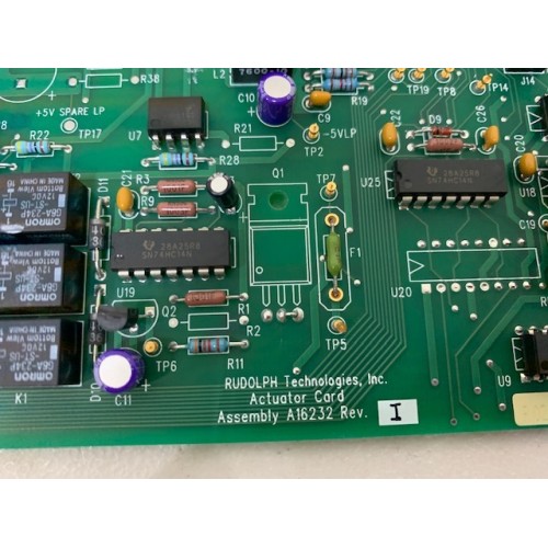 Rudolph Technologies A16232 Rev I ACTUATOR CARD