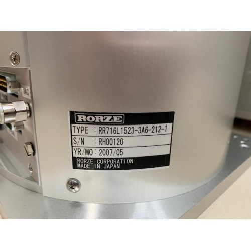 RORZE RR716L1523-3A6-212-1 Wafer Transfer Robot w/ CURR-4426-1 ...