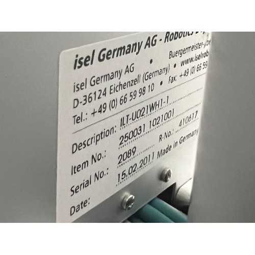 isel IWH-BA13S20HDF-1 Wafer Transfer Robot W/ ILT-U021WH1-1 and LPA-812 ...