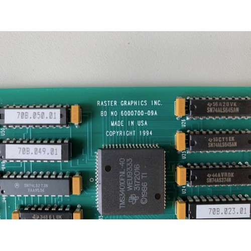 Raster Graphics 6000700-09A RG700 Video/Keyboard PCB