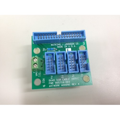 Watkins Johnson PWB 905714-001 Quad SSR CABLE Interface