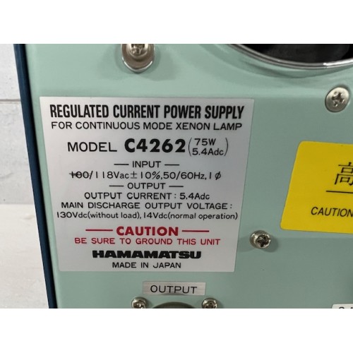 HAMAMATSU C4262 Regulated Current Power Supply