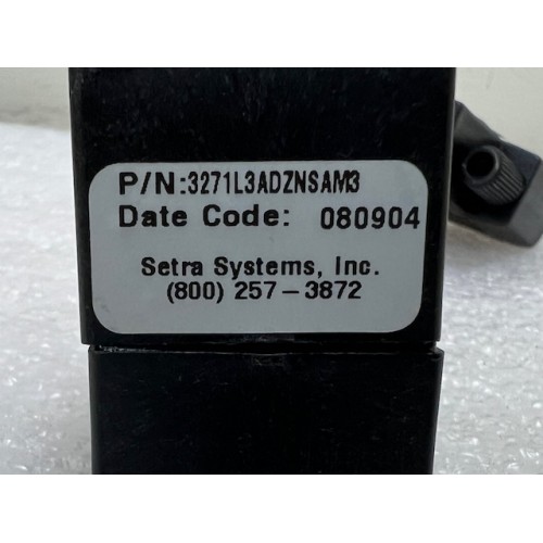 SETRA SYSTEMS INC. 3271L3ADZNSAM3 M327 MICRO DISPLAY PRESSURE TRANSDUCER