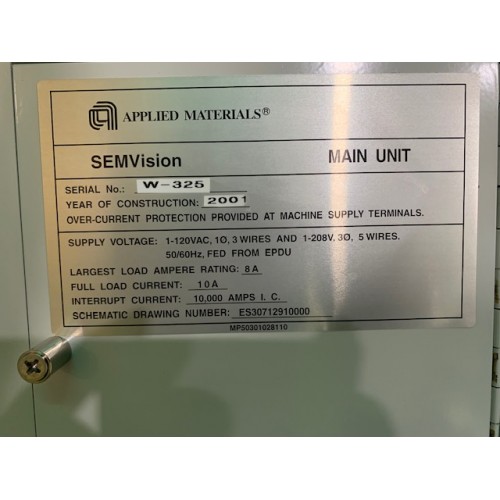 AMAT SemVision cX SEM SCANNING ELECTRON MICROSCOPES