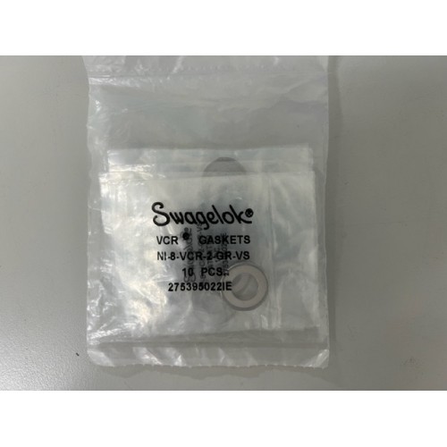Unplated VCR Gasket No Support 2-Pack SS-8-VCR-2-VS Stainless Steel 1/2 ...