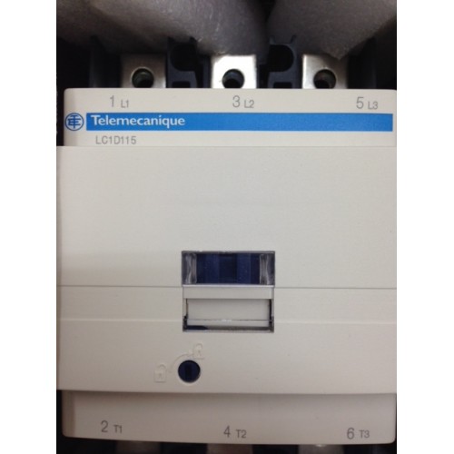 Varian E65000523 Telemecanique LC1D115 3P 115A 24VAC 50/60HZ Contactor